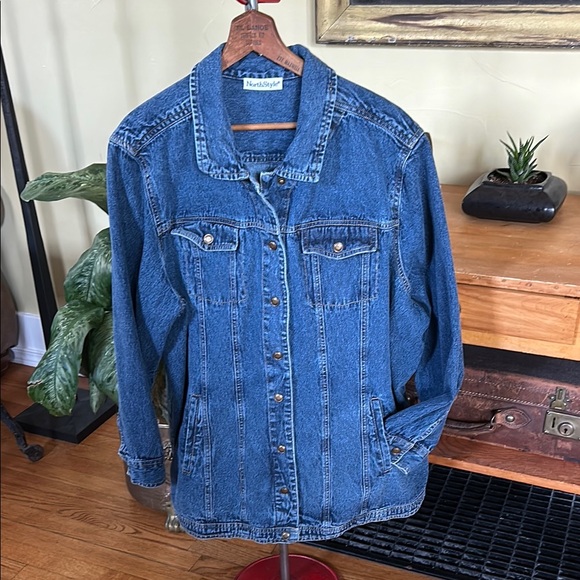 NorthStyle | Jackets & Coats | Northstyle Classic Long Line Denim ...